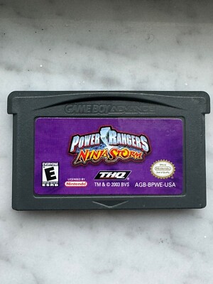 Power Rangers: Ninja Storm Nintendo GameBoy Advance GBA Authentic ...