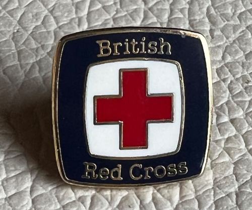 BRITISH RED CROSS ENAMEL SQUARE pin badge lapel brooch | eBay