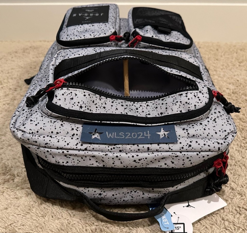 Air Jordan Elite Utility Speed Hesi Backpack-Cmnt Gry/Blk-One Size # ...