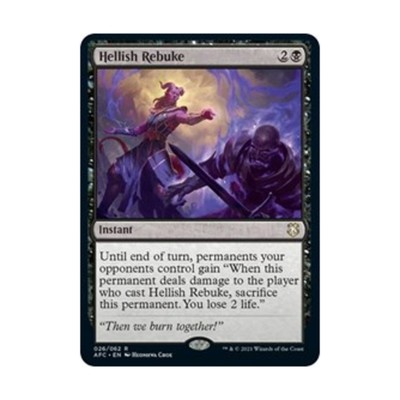 WOTC MtG Commander: Adventures in the Forgotten Realms Hellish Rebuke (R) NM | eBay