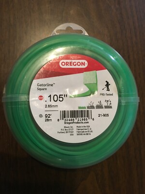 Oregon .105 Gatorline Square 92' trimmer line #21-905 | eBay