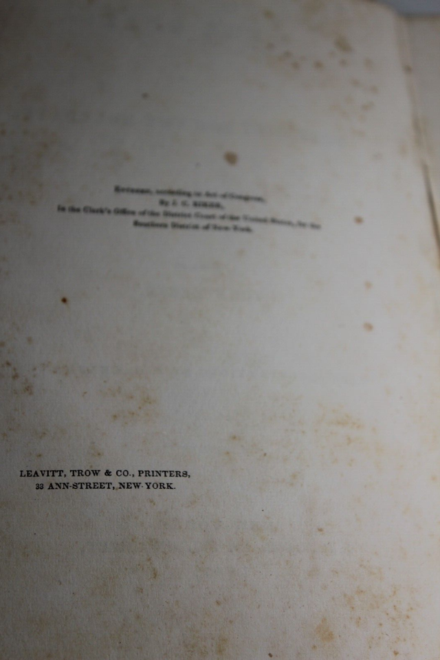 The Opal for 1847: A Pure Gift for The Holy Days John Keese ed Gilt ...
