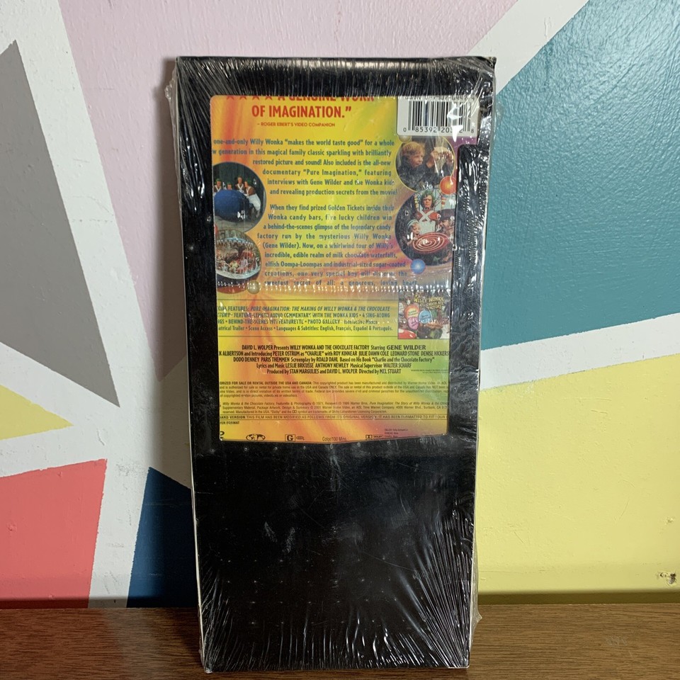 Willy Wonka & the Chocolate Factory DVD Long Box Sealed 1999 | eBay