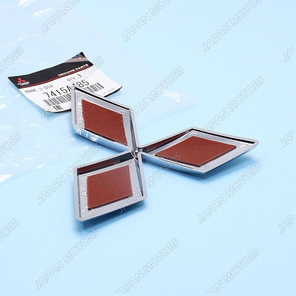 Genuine OEM Mitsubishi Three Diamonds Mark Front Grille Emblem Badge ...