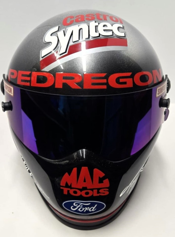 NHRA Tony Pedregon autographed Simpson racing helmet | eBay