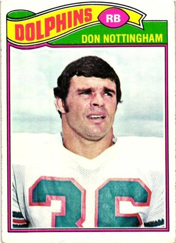 DON NOTTINGHAM 1977 Topps #492 $1 Items MUST Buy 2 to Qualify ...