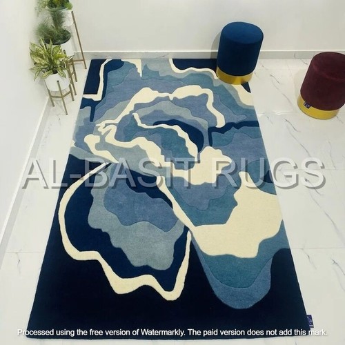 Wave Patterns Area Rugs Woolen Livingroom Carpets Hand Tufted Modern ...