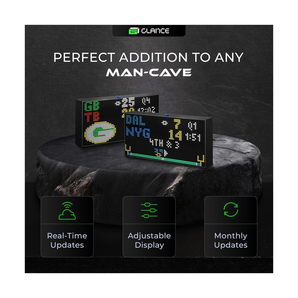 Glance LED Ticker - Customizable LED Display Sports Ticker, LED Display ...