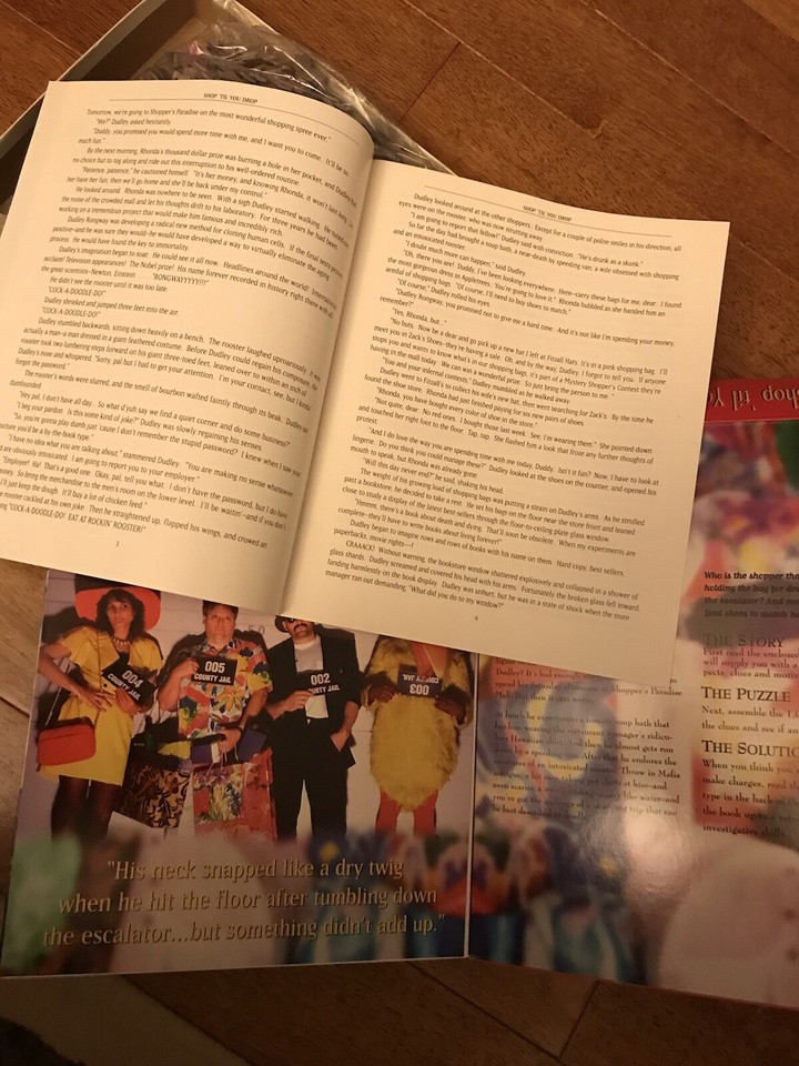 New 1995 SHOP 'TILL YOU DROP Mystery Puzzle Game - Secret Image ...