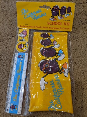 1988 The California Raisins School Kit | eBay