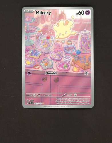 Milcery 152/142 Illustration Rare IR Pokemon TCG Sv07: Stellar Crown ...