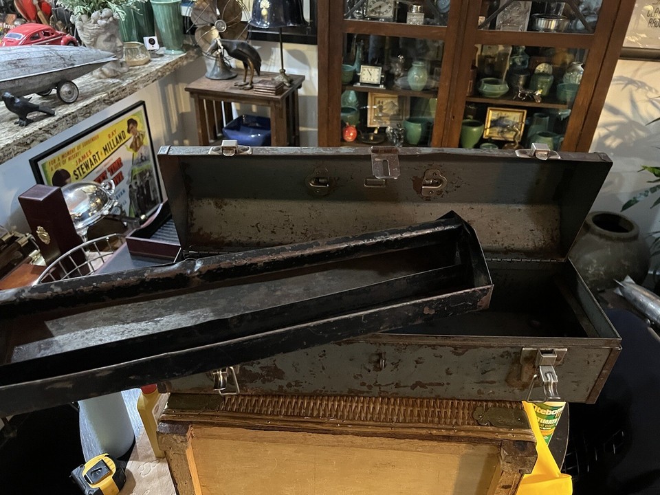 Vtg CRAFTSMAN 6516 TOMBSTONE TOOL BOX & TRAY 1977 Wrangler Trans Am ...