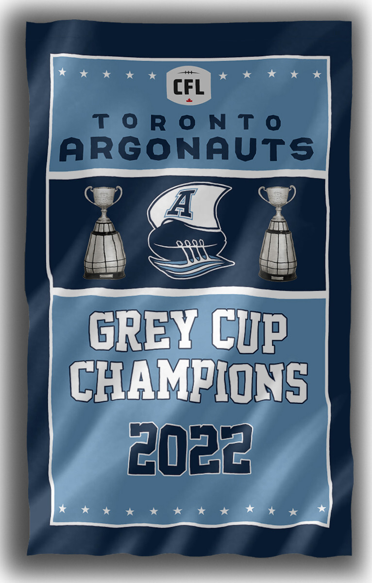 Toronto Argonauts Football Team Grey Cup Champions Flag 90x150cm 3x5ft ...