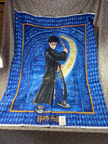 2001 Harry Potter Fabric Panel Quilt Wall Hanging 35x45 Spring ...