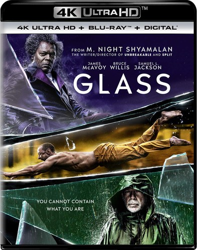 Glass (Blu-ray) James McAvoy Bruce Willis Samuel L. Jackson Anya Taylor ...