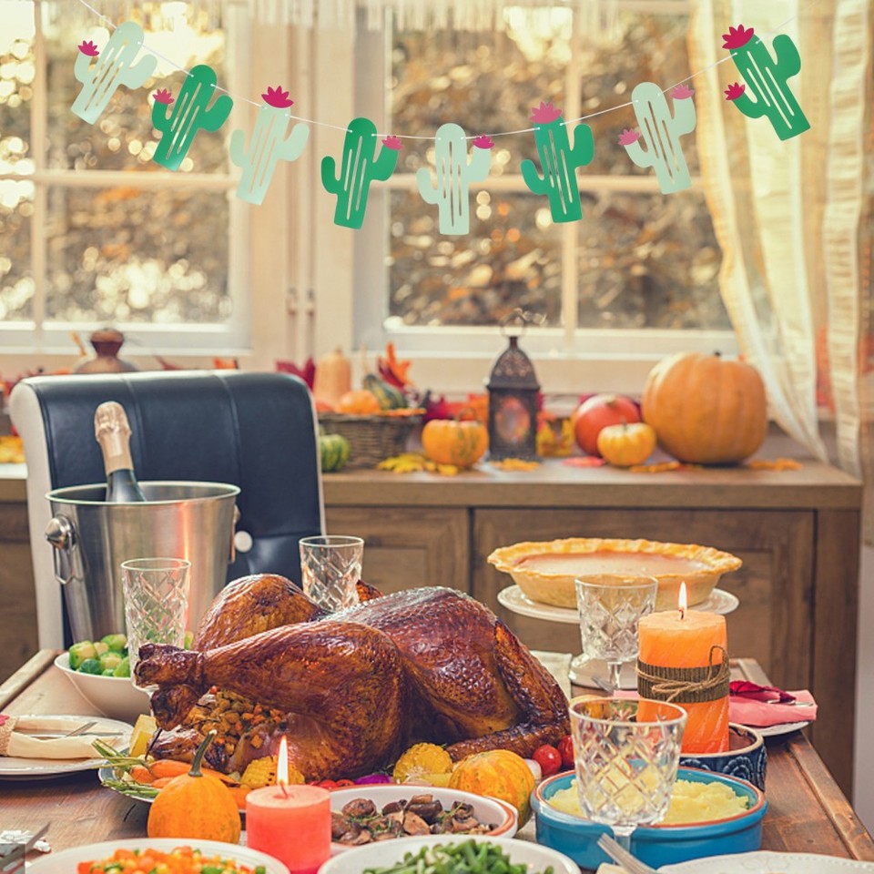 Pennants Banner Flags Fiesta Party Decorations Cactus for Birthday ...