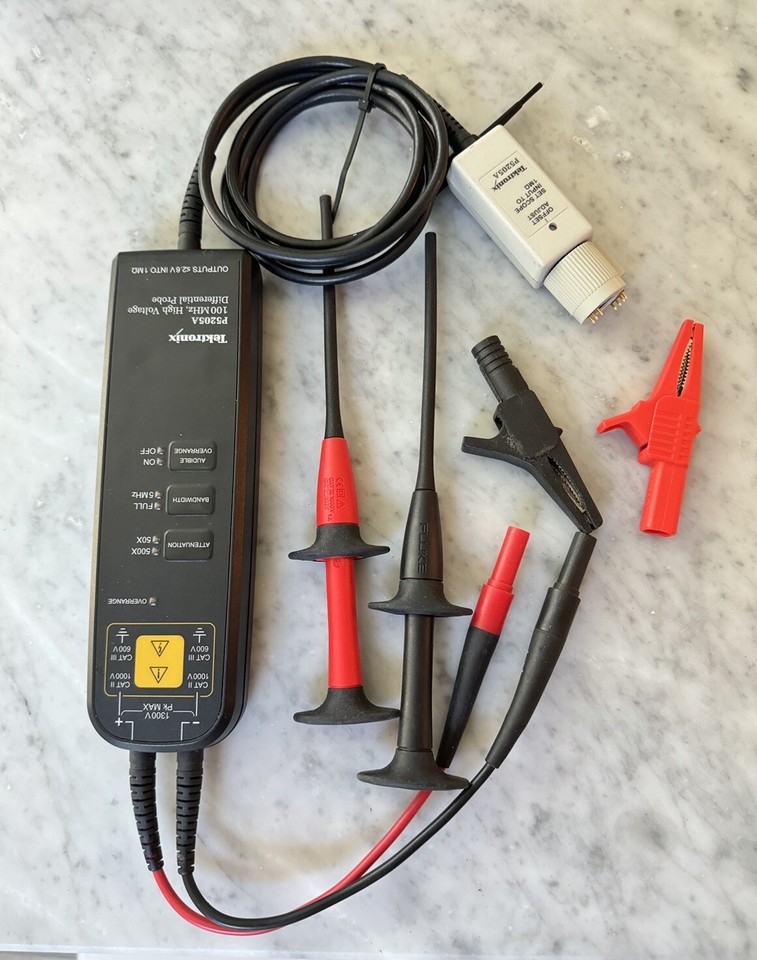 Tektronix P5205A Differential Probe Tested- With Accessories | eBay