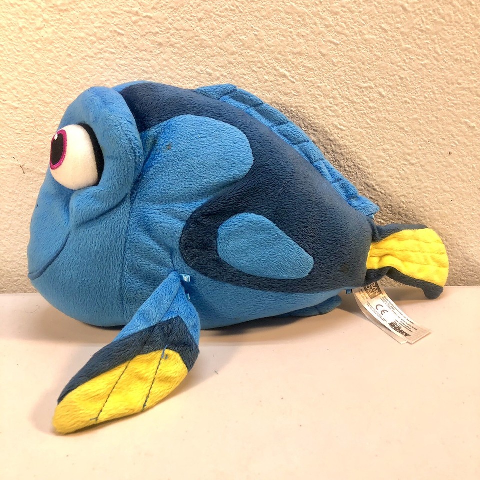 10” Talking Dory Fish Plush Stuffed Toy Finding Nemo Dory Bandai 2016 ...