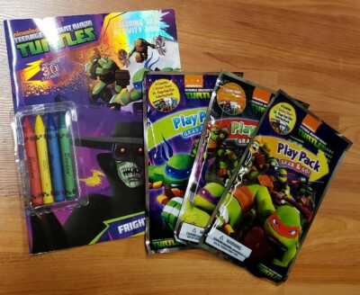 Teenage Mutant Ninja Turtles TMNT Craft Lot 4 Items *NIP* Play Packs ...