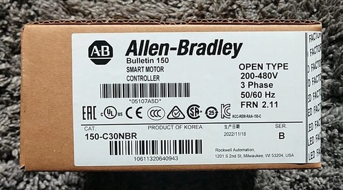 New in box Allen Bradley 150-C30NBR SMC-3 30A Smart Motor Controller | eBay