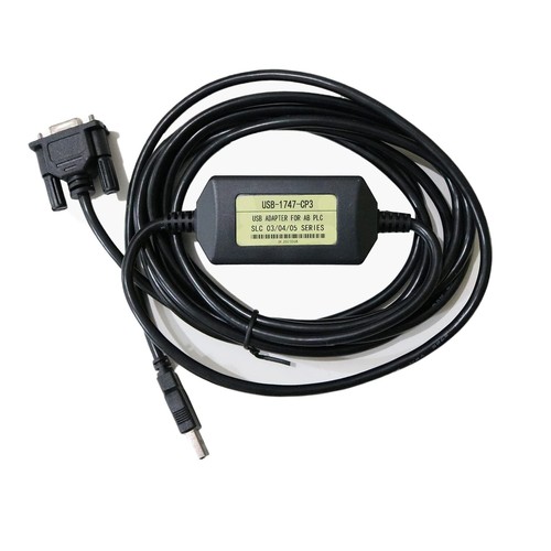 PLC Programming Cable Compatible with AB USB-1747-CP3 SLC 5/03 5/04 5/ ...