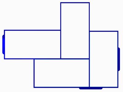 Concrete Mold w/ 4 Rectangular Bricks, Concrete Forms, Walkways, Path ...