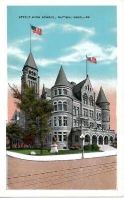 Post Card - Steel High School Dayton Ohio | eBay