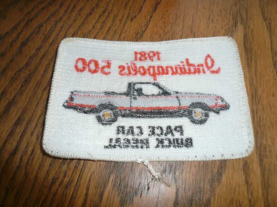 1981 Indianapolis 500 Buick Regal Pace Car Patch - Vintage - (1) | eBay
