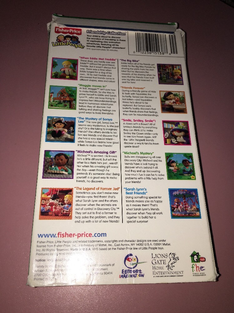 Little People Friendship Collection (VHS, 2004) 12236151388| eBay