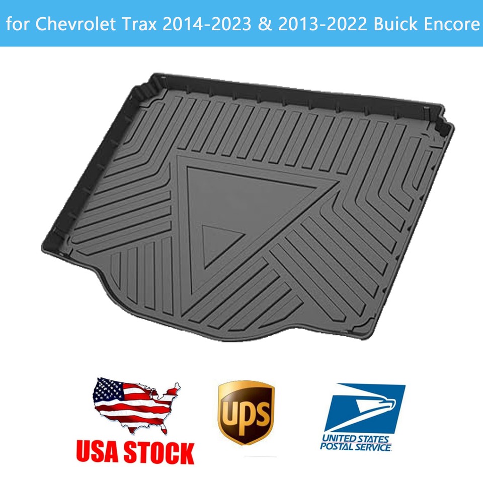 for 2014-2023 Chevrolet Trax Floor Mats Liner All Weather Rear Trunk ...