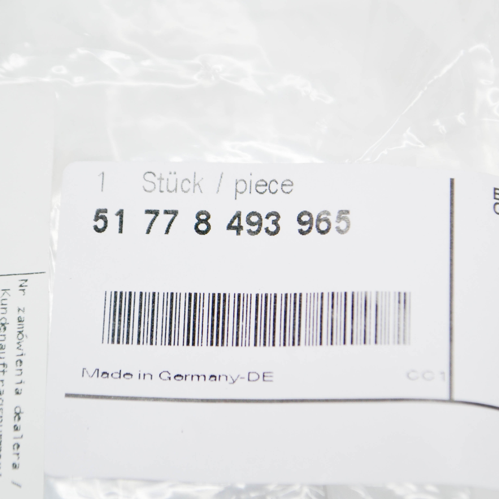 BMW 3 G20 Sideskirt Retaining Elements Set 51778493965 8493965 NEW ...