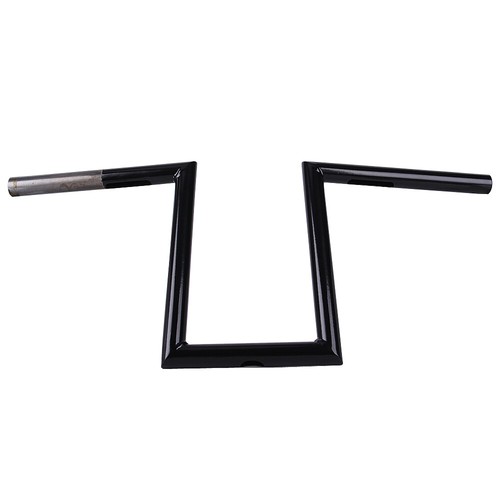 1'' Black Motorcycle Handlebars Z-Bar Drag Bars For Harley Chopper ...