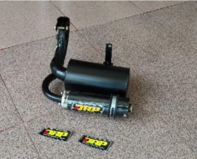 Vespa S1 exhaust left carbon DRP Racing Muffer LM294 | eBay