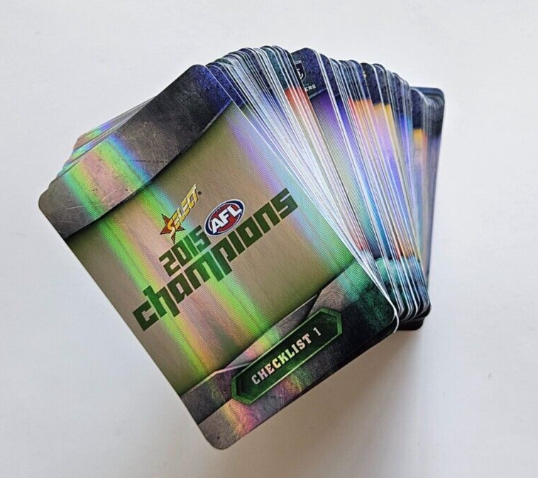 2015 AFL SELECT CHAMPIONS SILVER PARALLEL 220 CARD FULL SET | eBay ...
