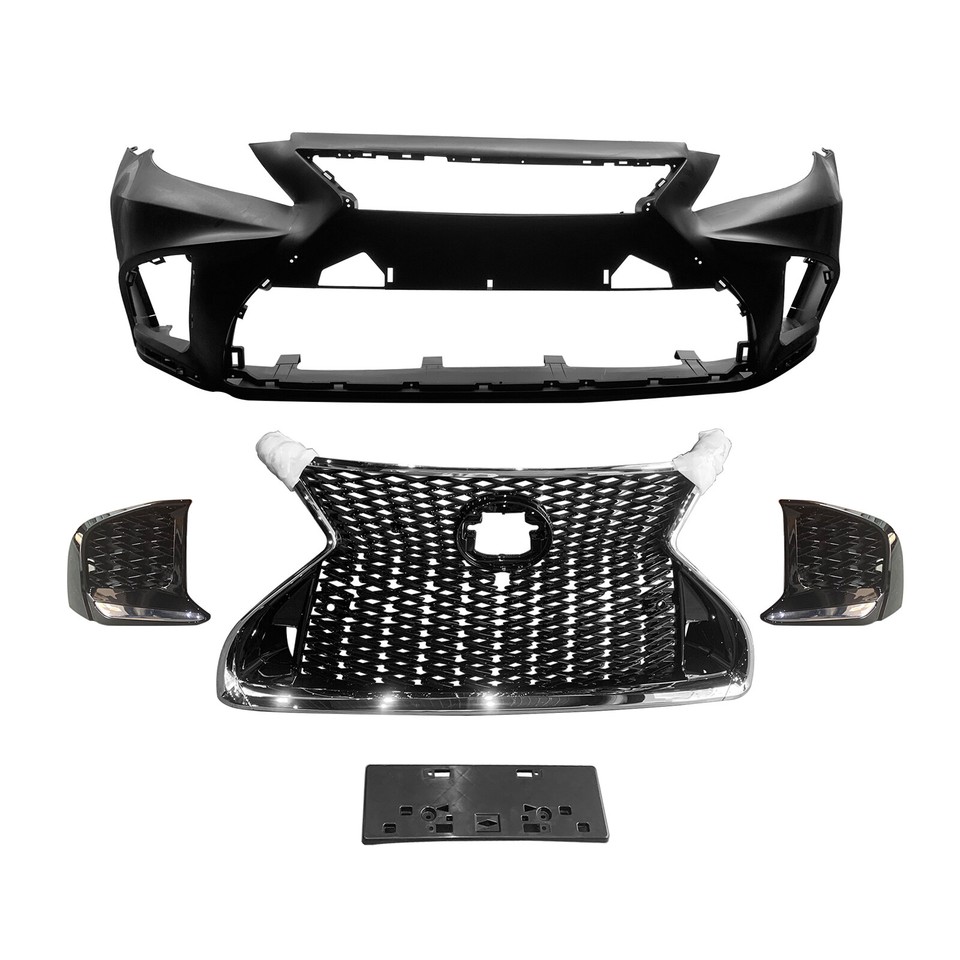 Front Bumper Kit Fits 2007-2009 Lexus LS460 LS600h to 2018+ LS F-Sport ...