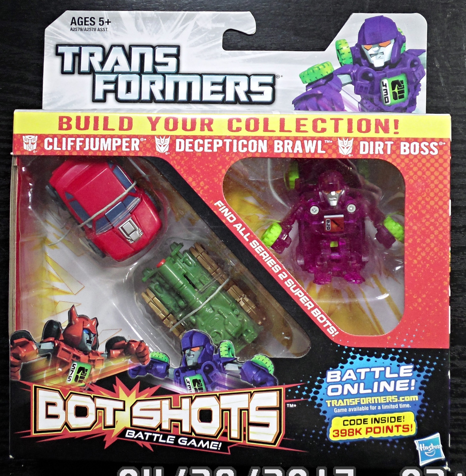 2012 Hasbro Transformers Super Bot Shots Battle Brawl Cliffjumper Dirt ...