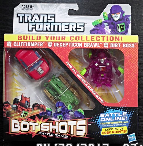 2012 Hasbro Transformers Super Bot Shots Battle Brawl Cliffjumper Dirt ...