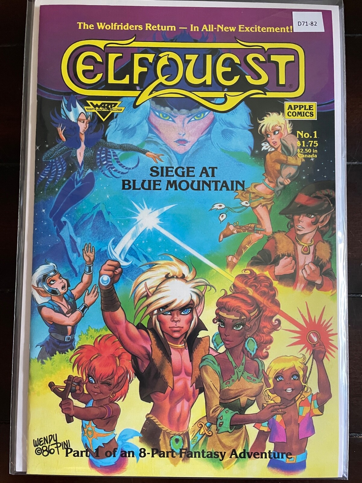 Elfquest 1 High Grade 9.2 Apple Comic Book D71-82 | eBay
