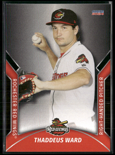 Thaddeus Ward 2024 Rochester Red Wings Team Set | eBay