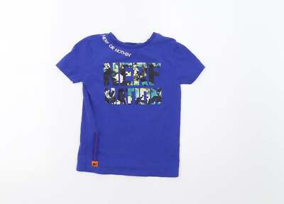 NERF Boys Blue Camouflage Cotton blend T-Shirt Size 5-6 Years | eBay UK