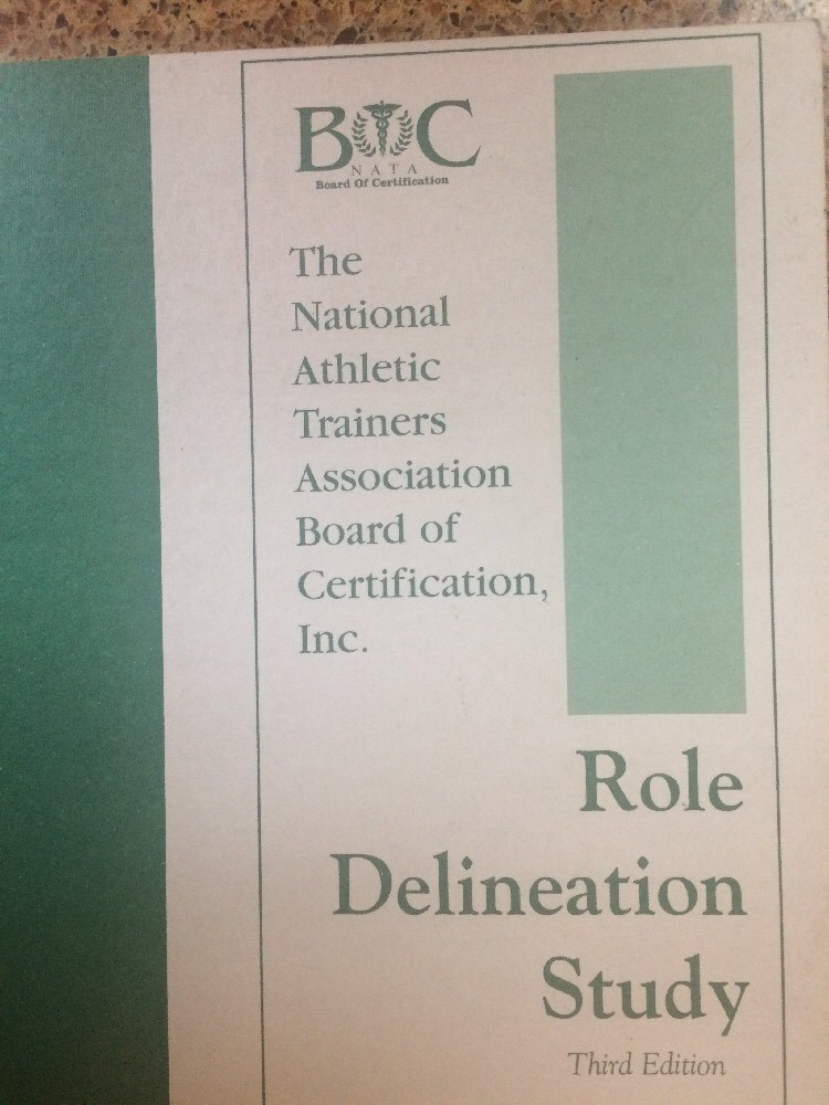 Role Delineation Study-ExLibrary Paperback 9780803665040| eBay