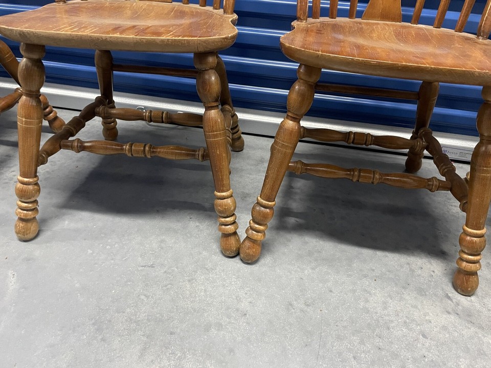 Cochrane solid oak “Georgetown” dining table set and five chairs | eBay