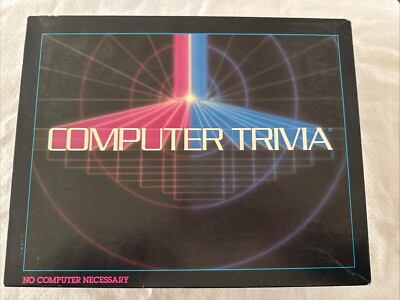 Vintage Microcom 1987 Computer Trivia Board Game 4096 Complete Set Rare ...