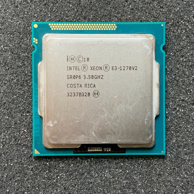 Intel Xeon E3-1270v2 Sr0p6 3.50ghz LGA 1155 Quad Core CPU Processor for ...