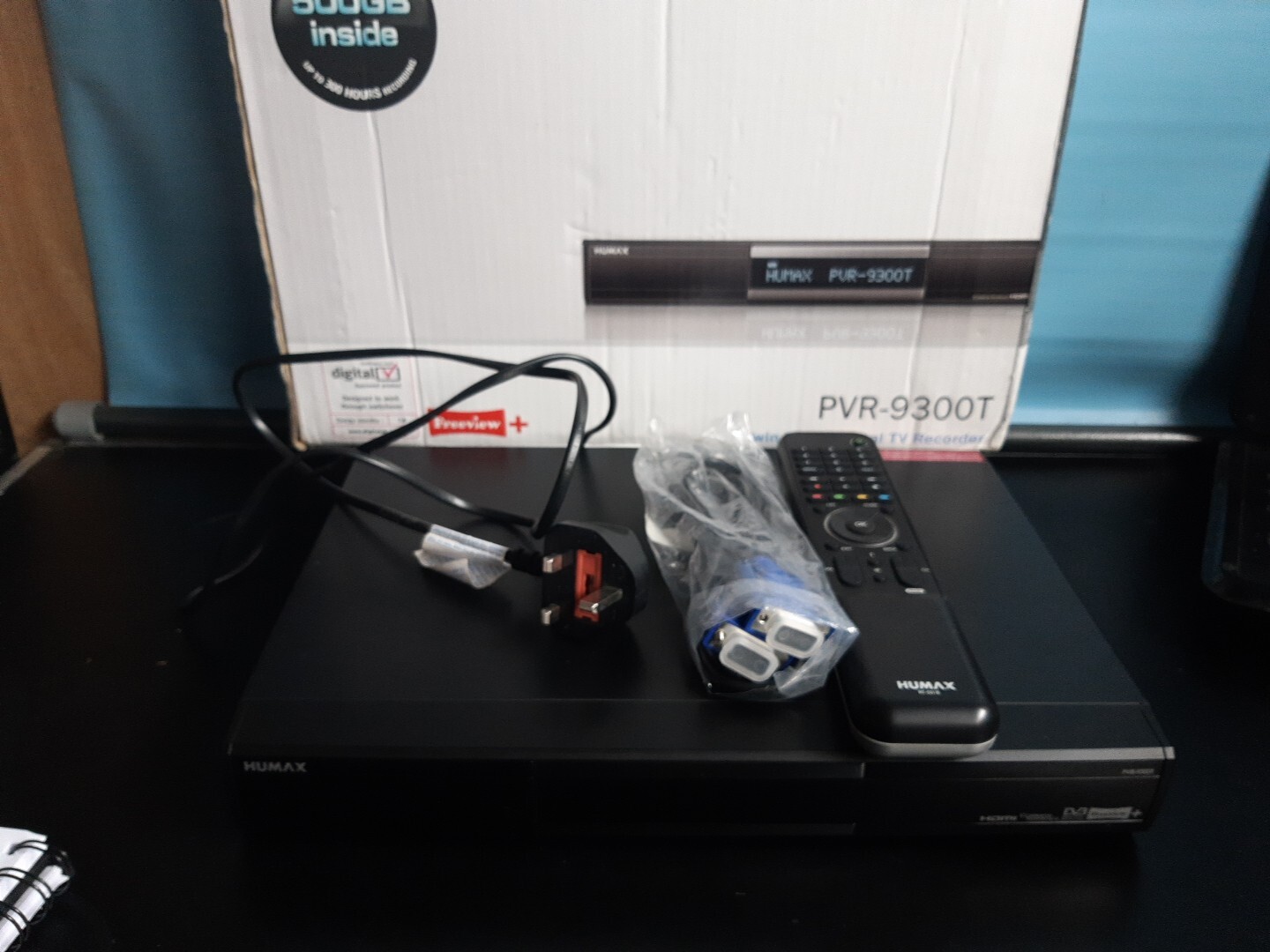 Humax Freeview Recorder PVR-9300T Digital Set Top Box 500GB HDD | eBay