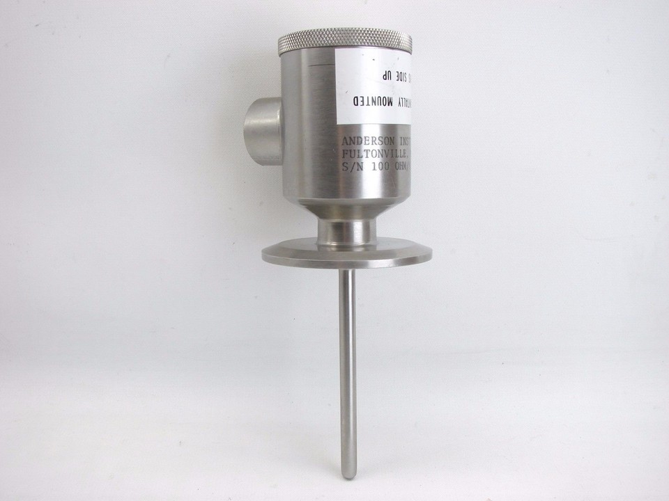 Anderson Instrument Co. S/N 100 Ohm/9220846 Flow Sensor Stainless Steel ...