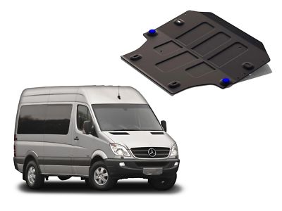 Engine Sump Guard Skid Plate Undertray Black Steel for Mercedes ...