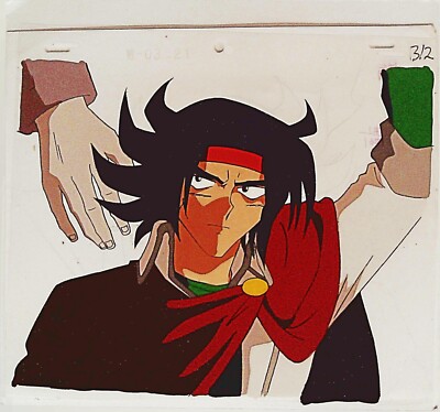 MOBILE FIGHTER G GUNDAM DOMON KASSHU ANIME PRODUCTION CEL 53 | eBay