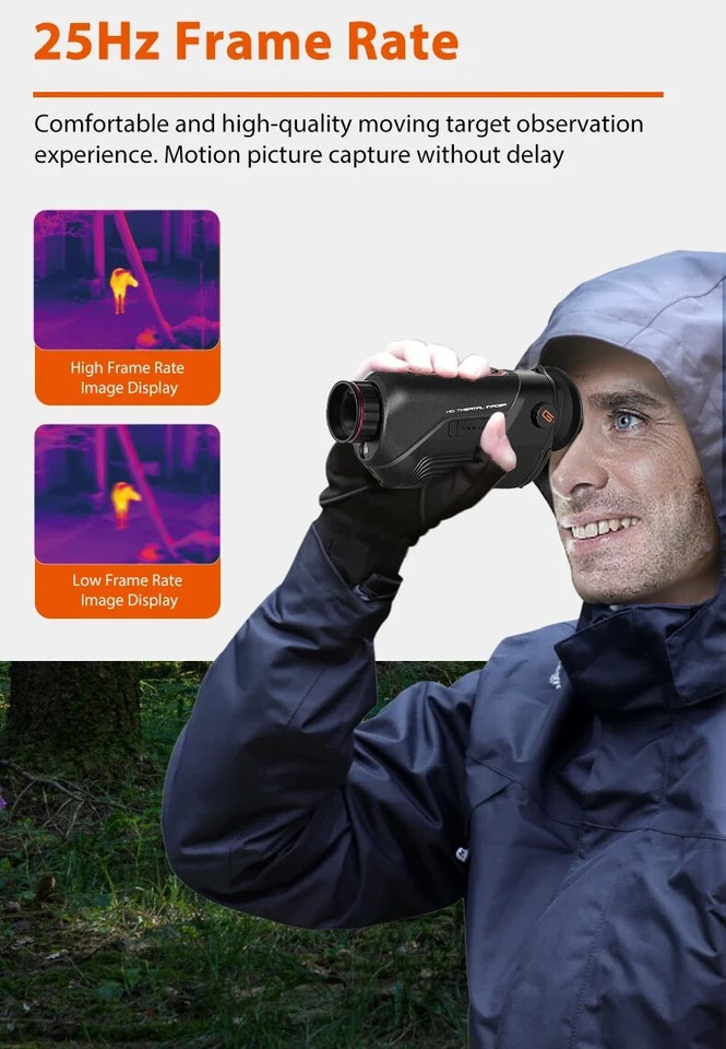 G215 256x192 Thermal Imager Night Vision Scope Imaging Monocular ...