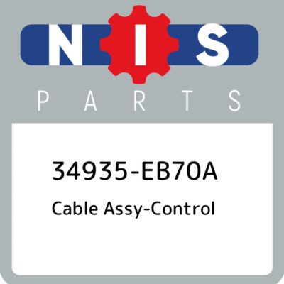 34935-EB70A Nissan Cable assy-control 34935EB70A, New Genuine OEM Part ...